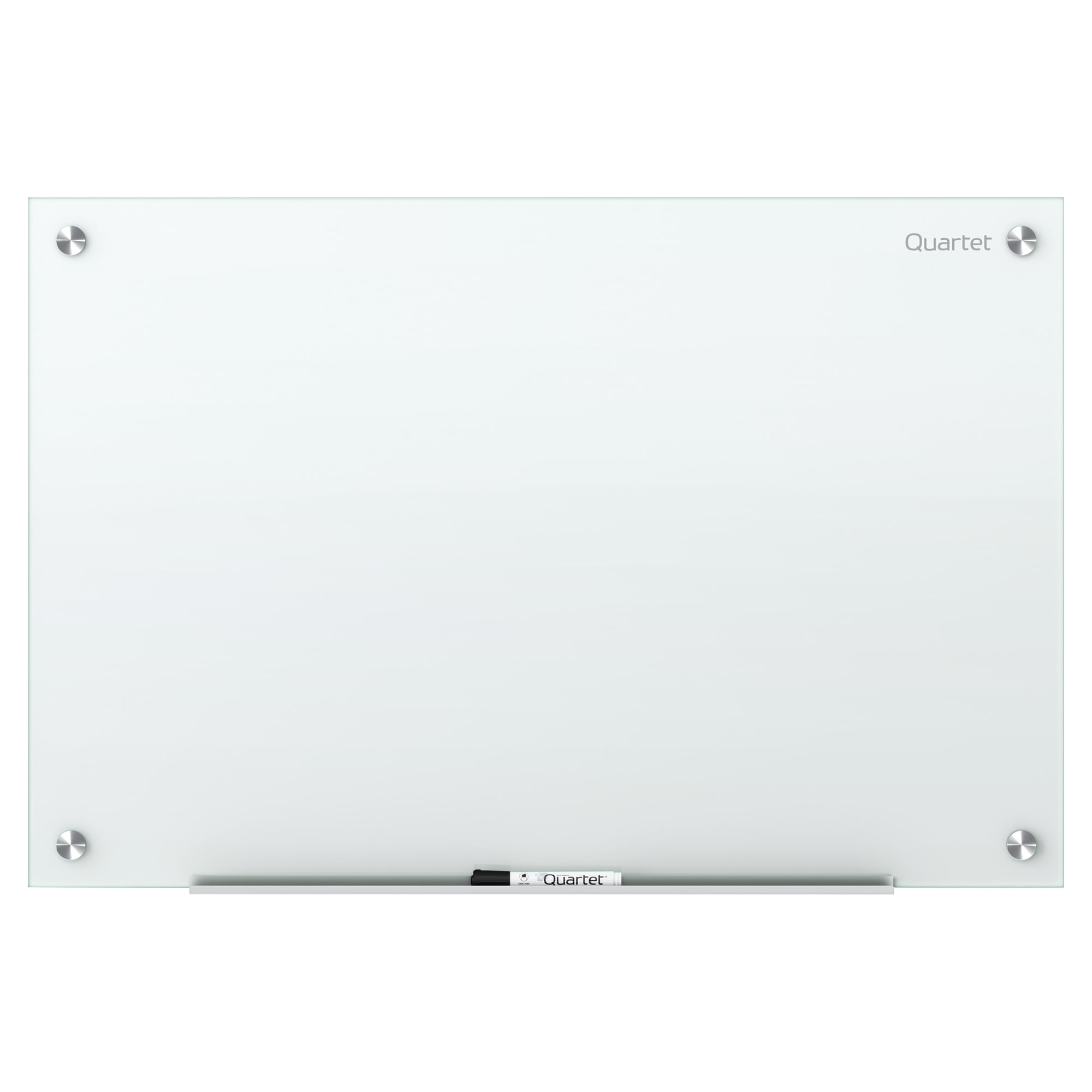 Quartet® Infinity™ Unframed Glass Non-Magnetic Dry-Erase Whiteboard, 96 ...