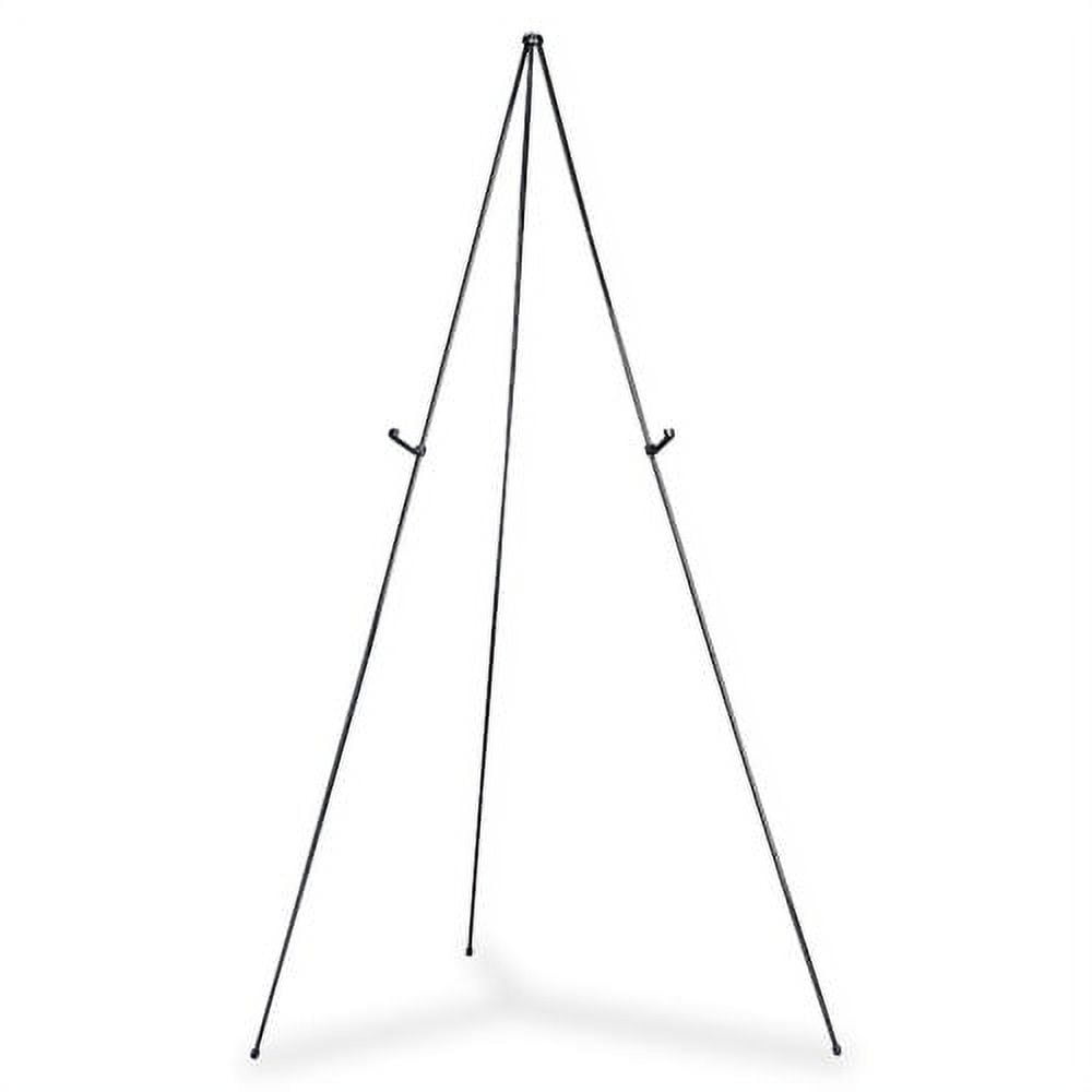 Quartet Instant Easel 5 lb Load Capacity - 63" Height - Steel - Black ...