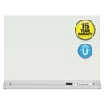 Quartet, Desktop Magnetic Glass Dry-Erase Panel, 23" x 17", White ...