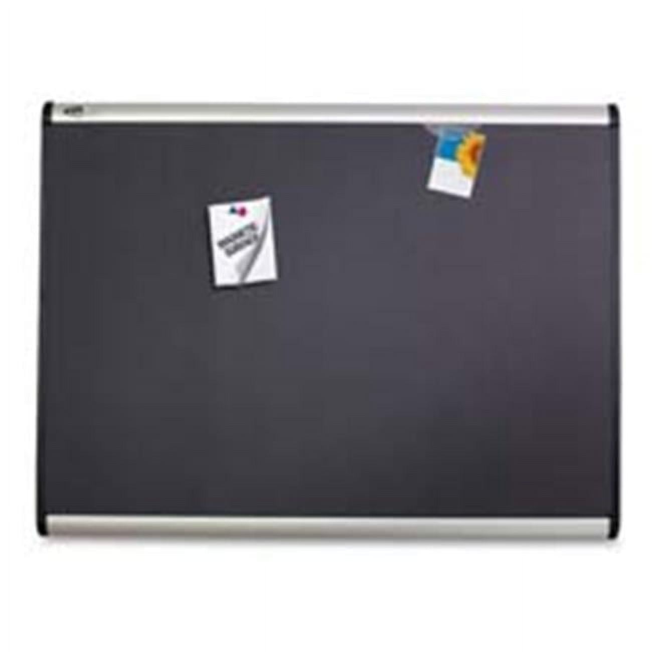 Quartet Magnetic Fabric Bulletin Board- w-Clips-Magnets- 3ft.x2ft.- AM ...