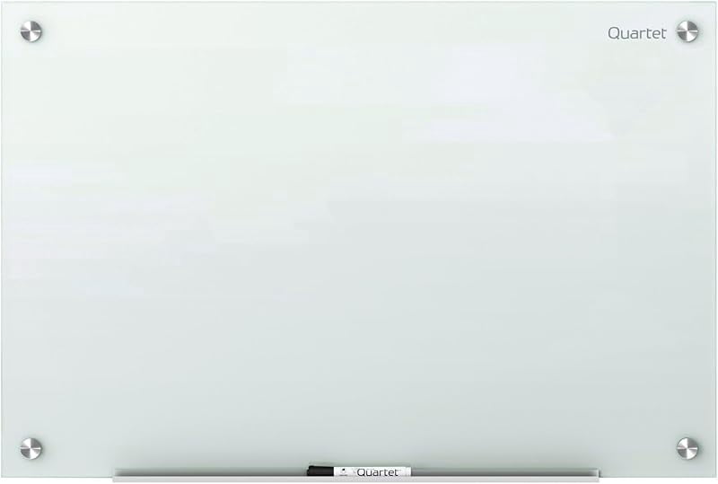 Quartet Magnetic Glass Dry Erase White Board, Whiteboard, Infinity ...