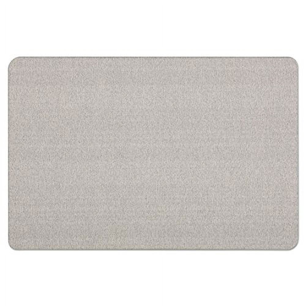 Quartet Oval Office Fabric Bulletin Board, 36 x 24, Gray - Walmart.com