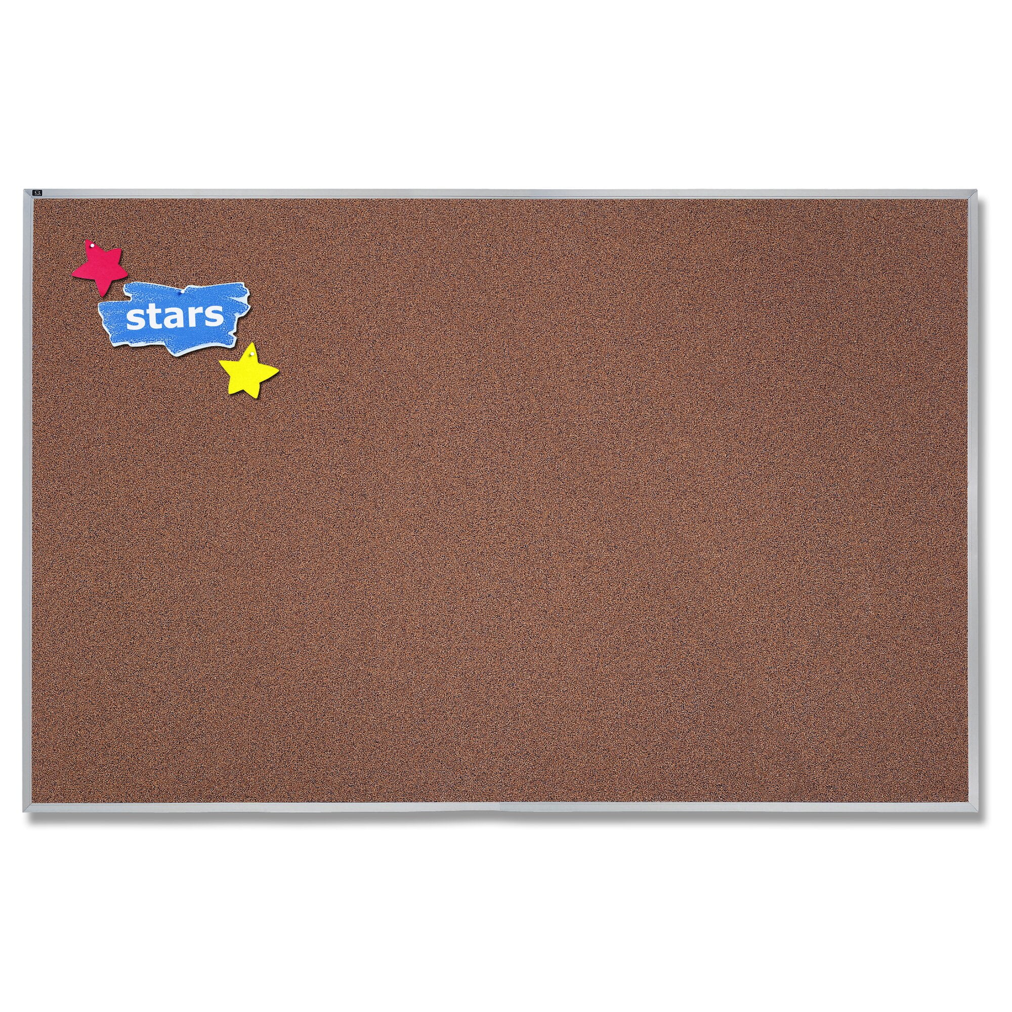 Quartet Premium Colored Cork Bulletin Board, 4' x 4', Aluminum Frame ...