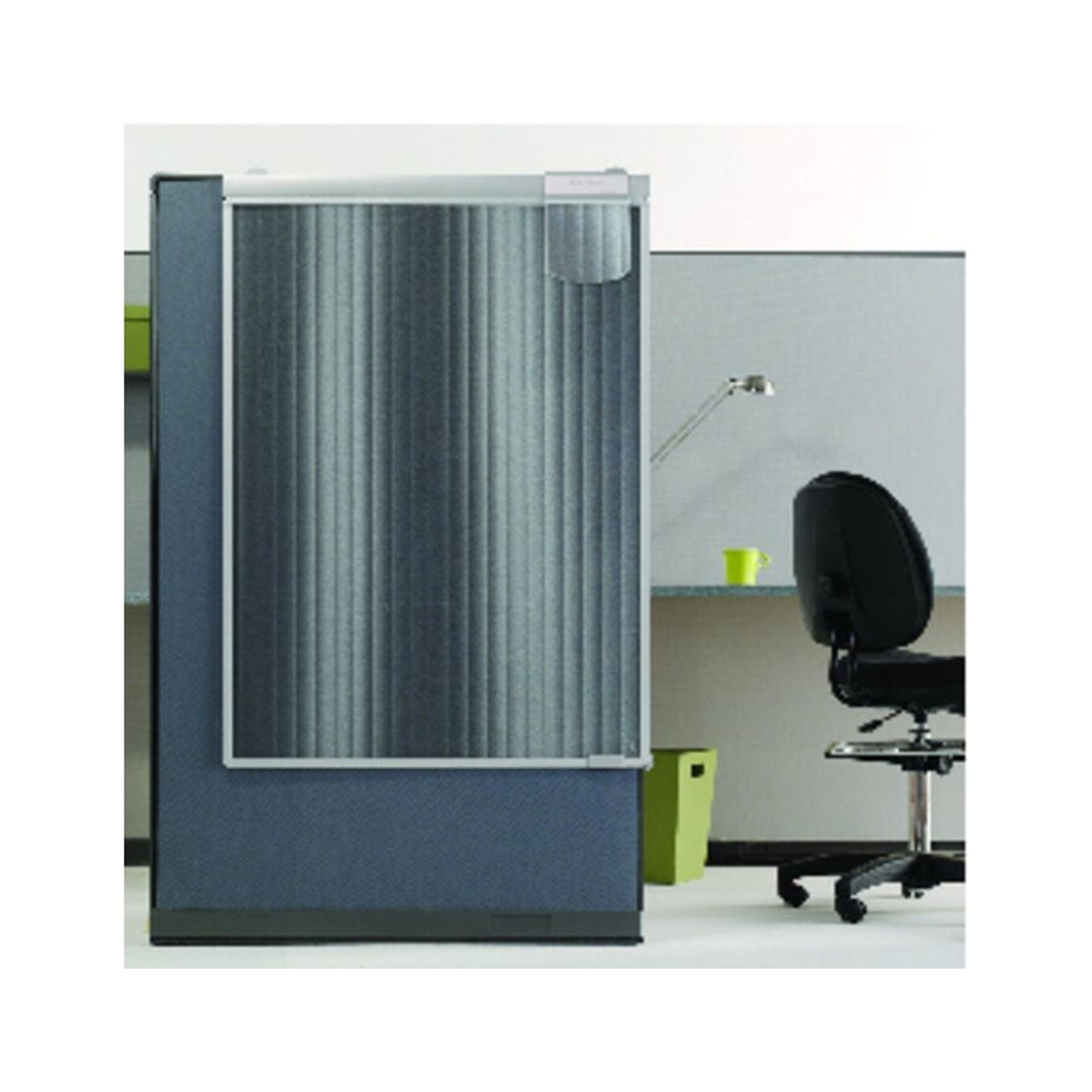 Quartet Workstation Privacy Screen, 36" x 48", Sliding, Partial Length ...