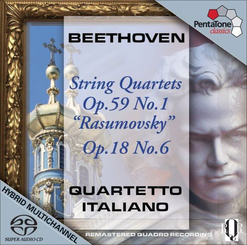 Quartetto Italiano - String Quartets Op. 59 No. 1 & Op. 18 No. 6 - Music & Performance - SACD ...
