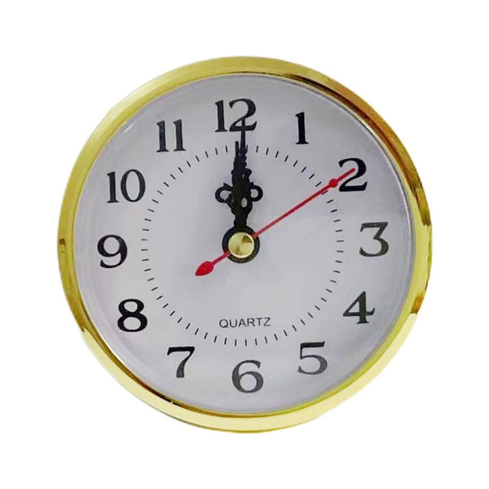 Quartz Clock Insert, 3.54 inches Retro Style DIY Quartz Clock Insert ...