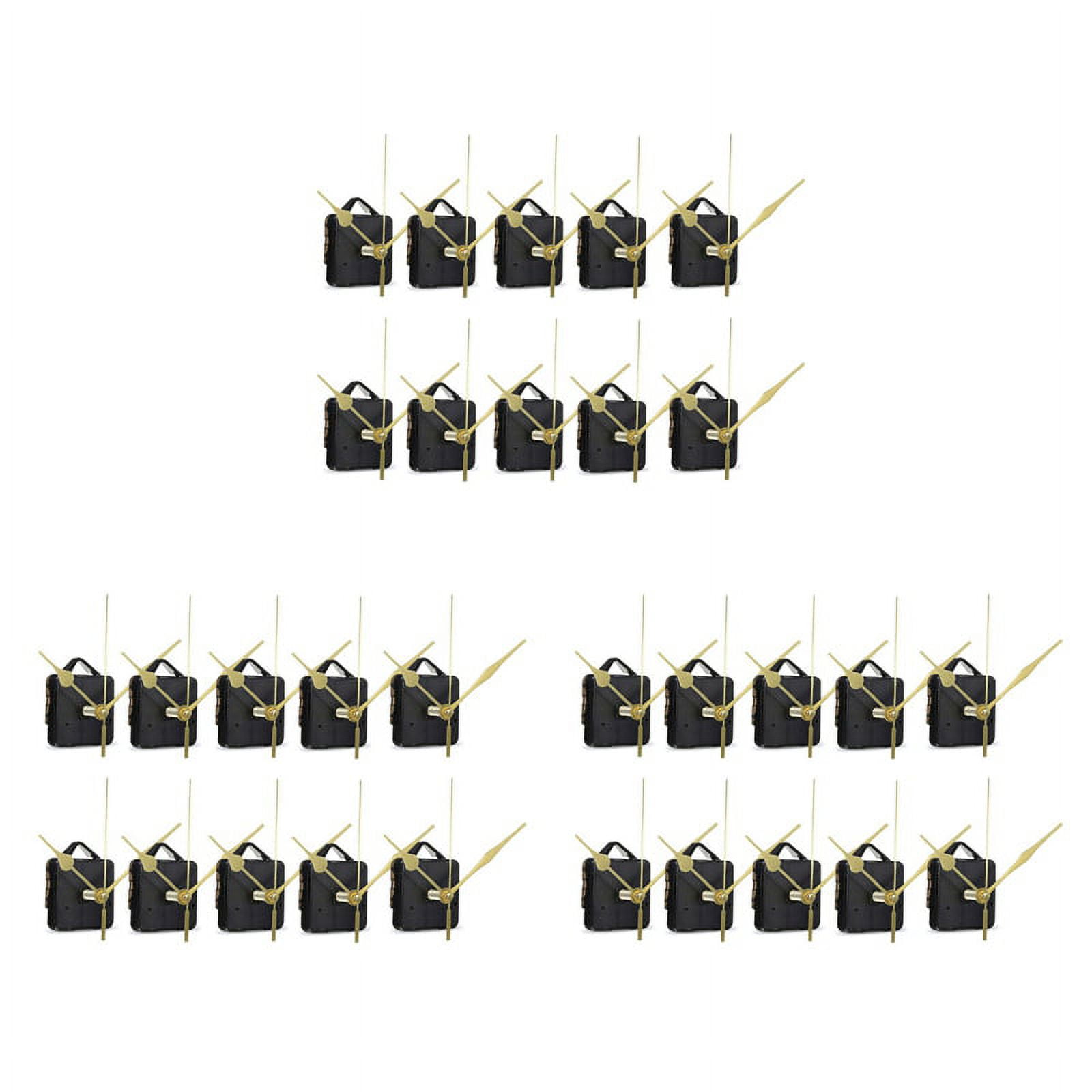 Walmart 30-Piece DIY Quartz Clock Movement Kit, Silent Spindle Needles ...