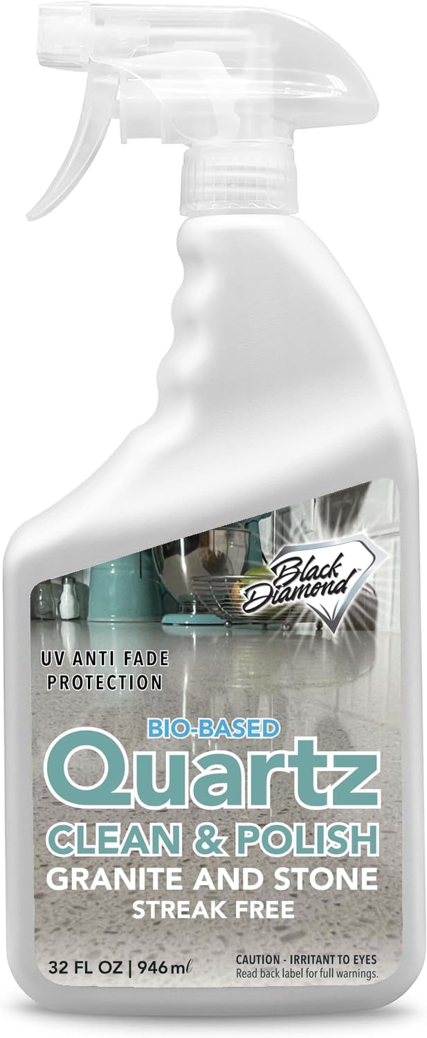 Quartz Countertop Cleaner & Polish - Daily Spray & Shine for Quartz ...