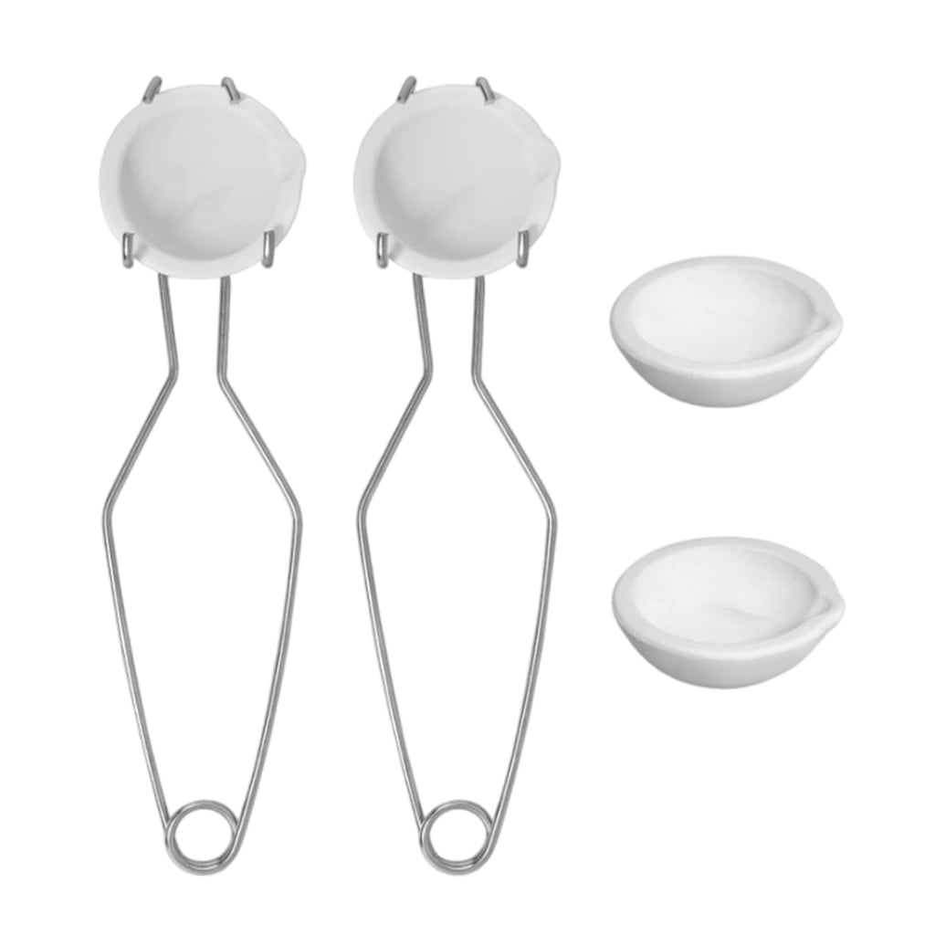 Quartz Crucible Set Quartz Melting Dish Cups Quartz Crucibles Metal ...