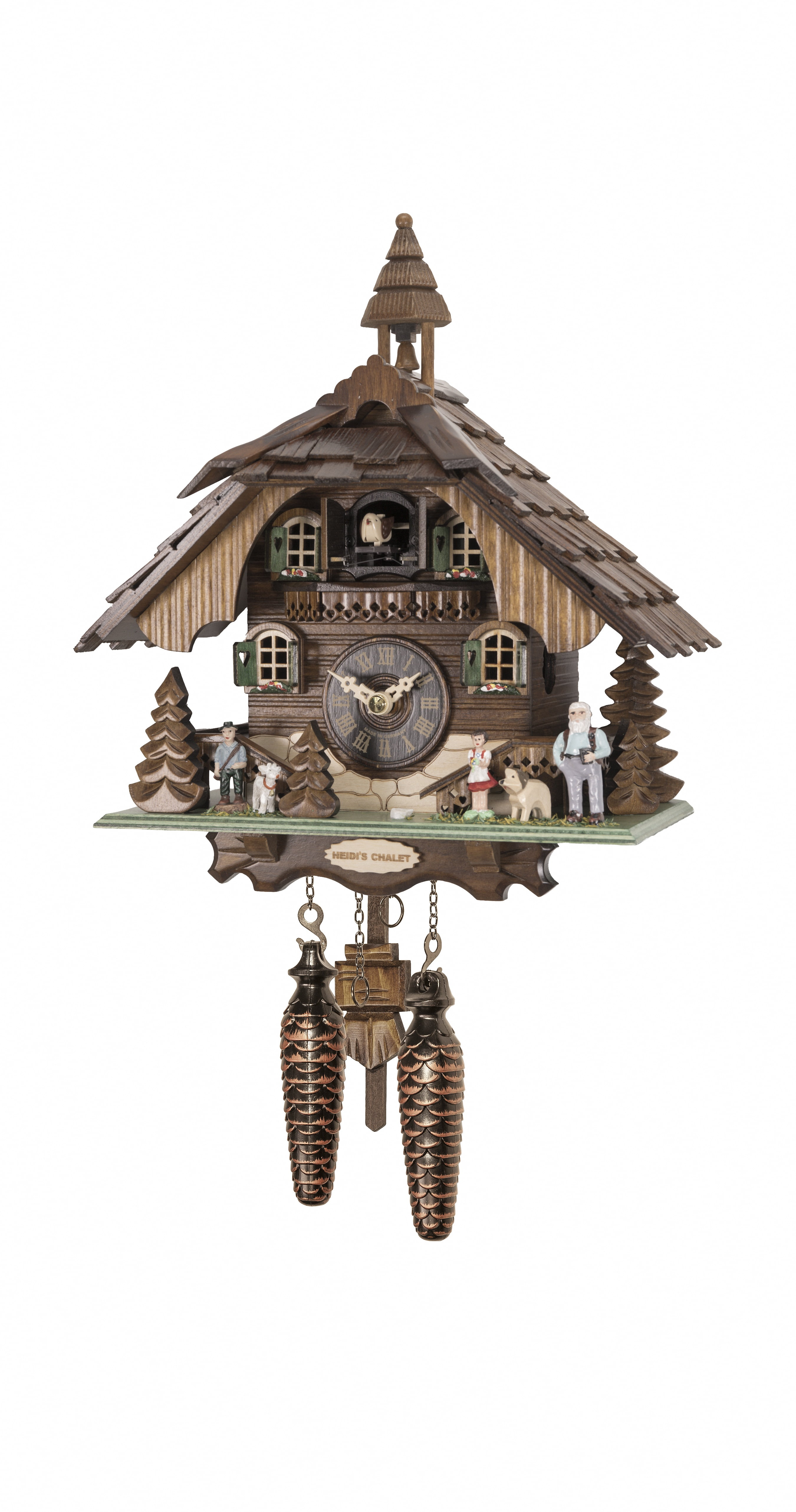 Quartz Cuckoo Clock Heidi house with music - Walmart.com