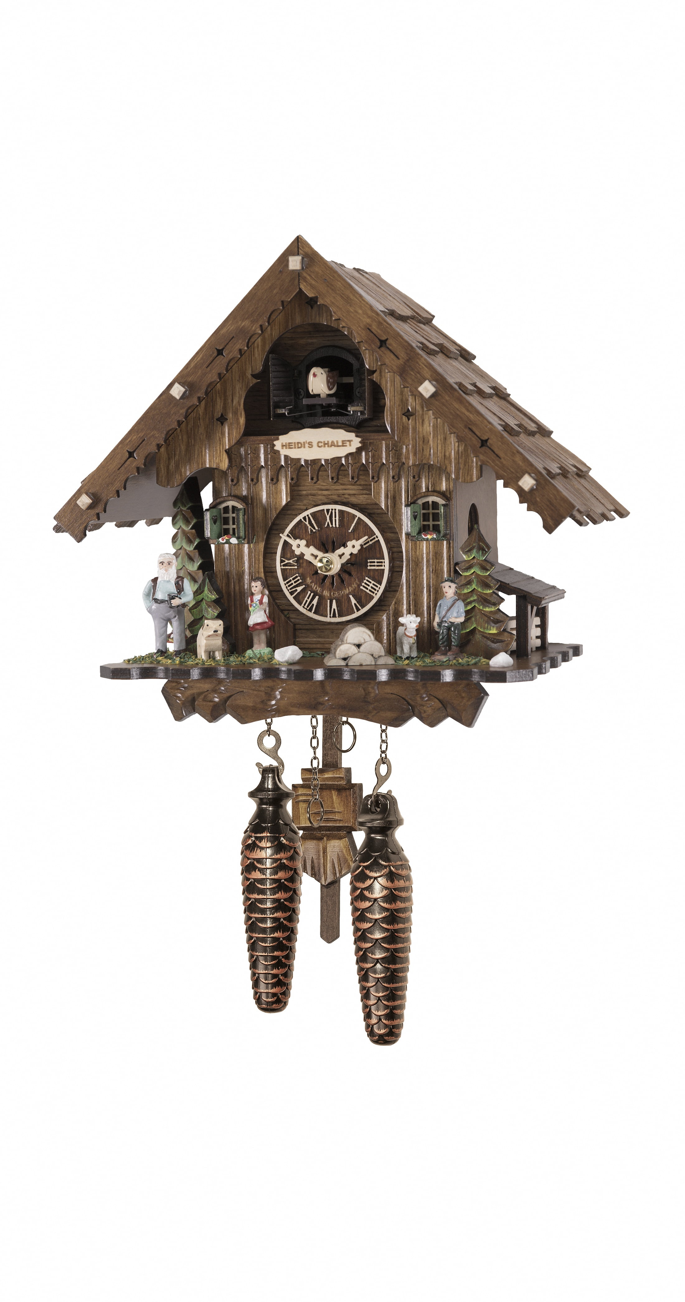 Quartz Cuckoo Clock Heidi house with music - Walmart.com