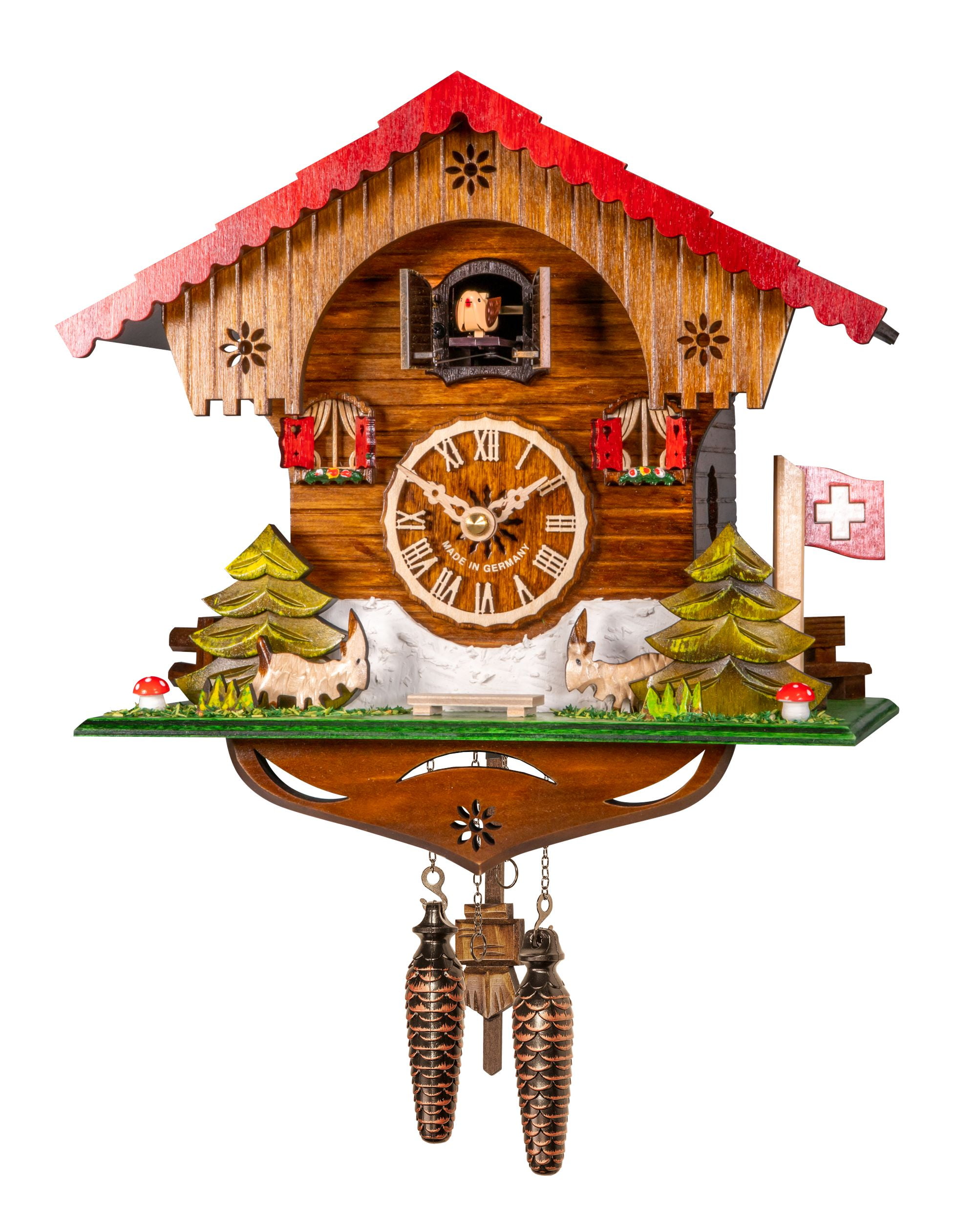 Quartz Cuckoo Clock Swiss house - Walmart.com