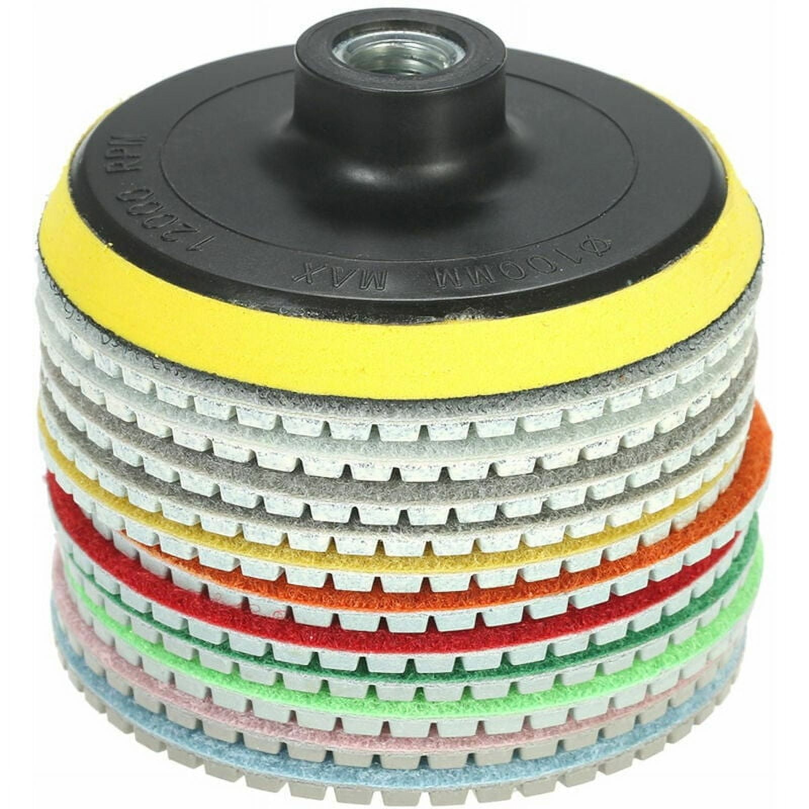 Quartz Granite Concrete Marble Polishing Pad Kit, Stone Polishing Tools ...