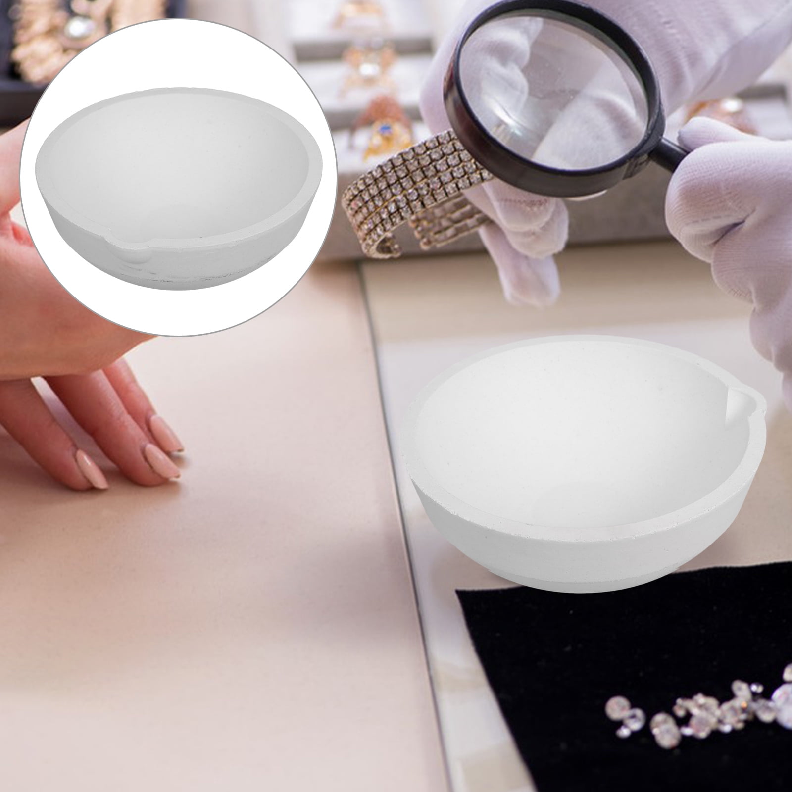 Quartz Melting Crucible Small Casting Mold Household Melting Metal ...