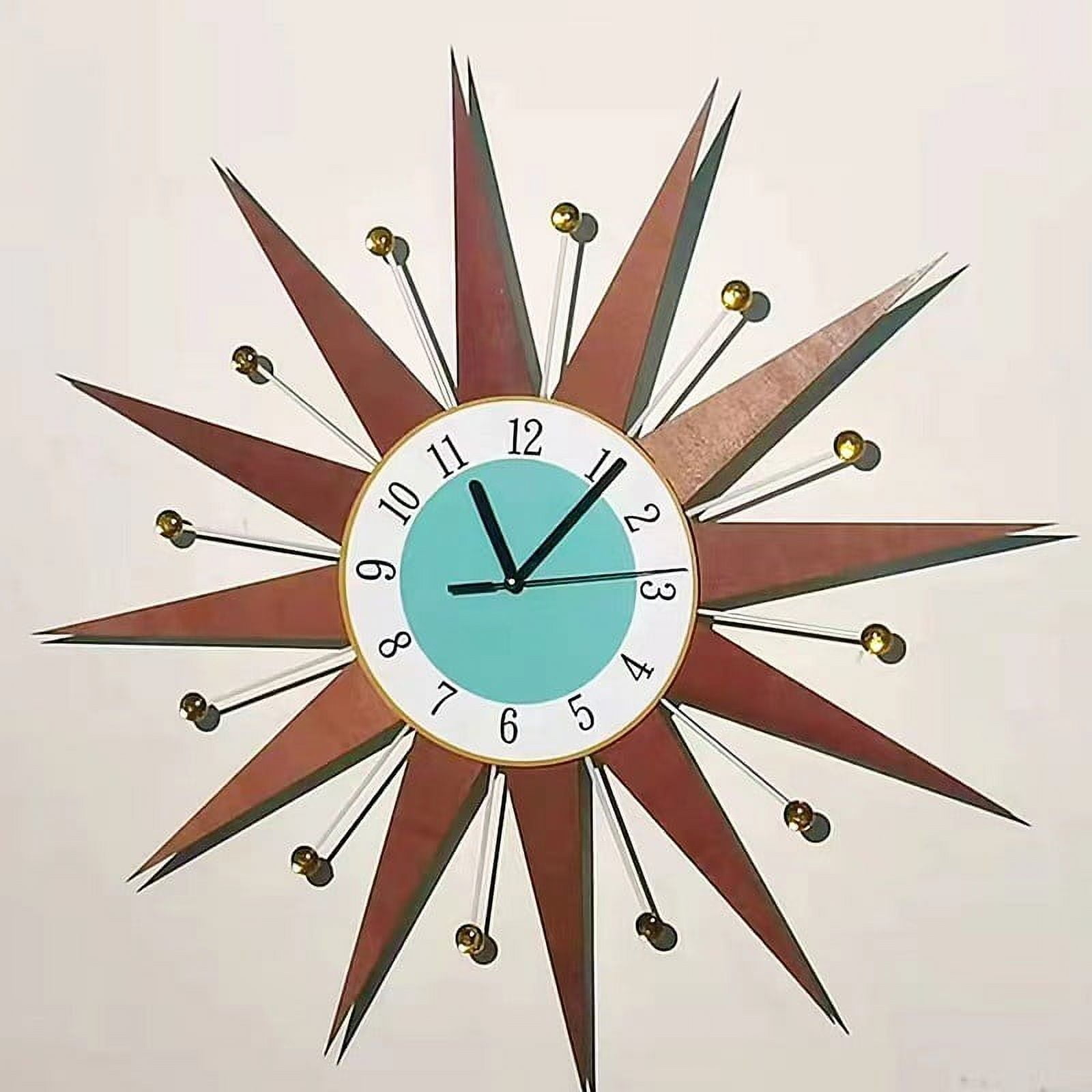 Quartz Movement Modern Wall Clock, 18 inch Flat PVC Medieval Style ...