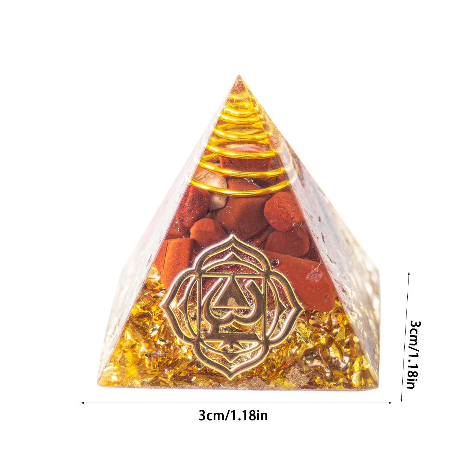 Quartz Orgone Pyramid- Orgone Energy Pyramid with Crystals and Healing ...