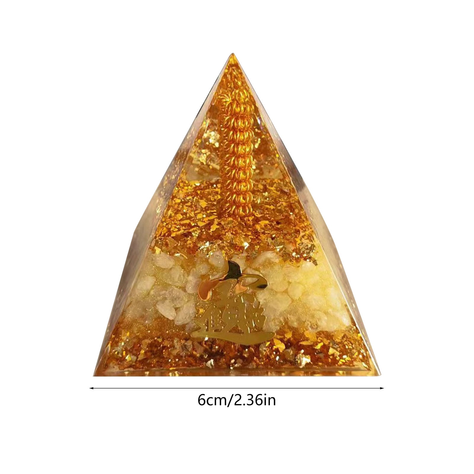 Quartz Orgone Pyramid- Orgone Energy Pyramid with Crystals and Healing ...