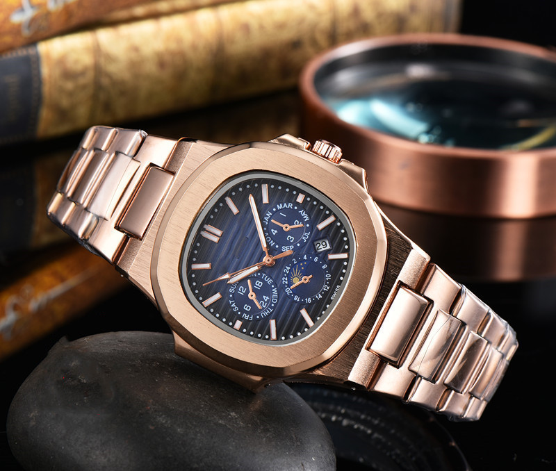 Quartz Steel Band Square Quartz Men's Watch - Walmart.com