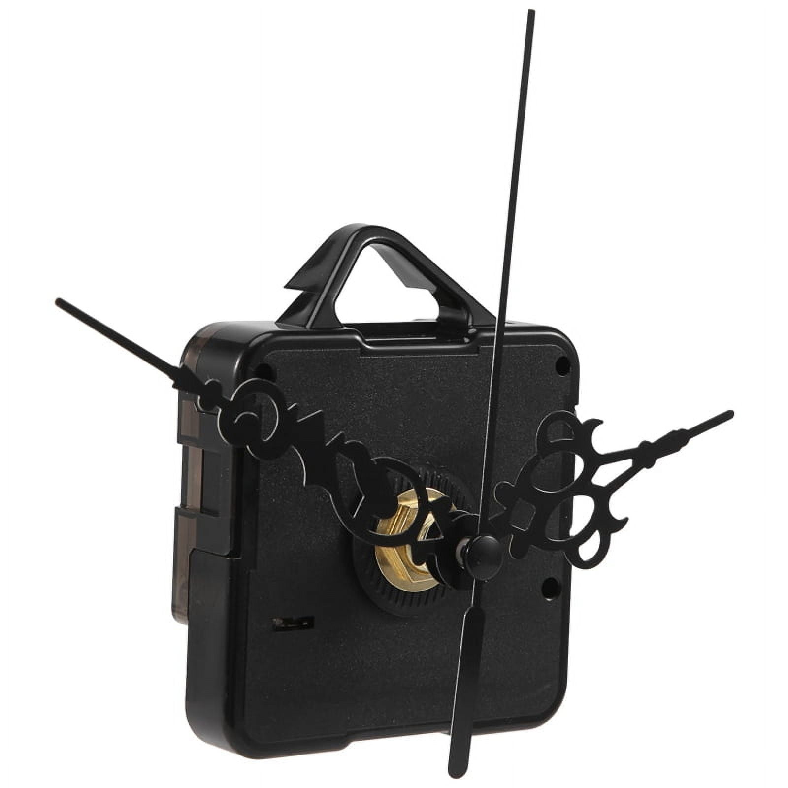 Quartz Wall Clock Movement Mechanism Black Diy Repair Parts Kit Clock ...