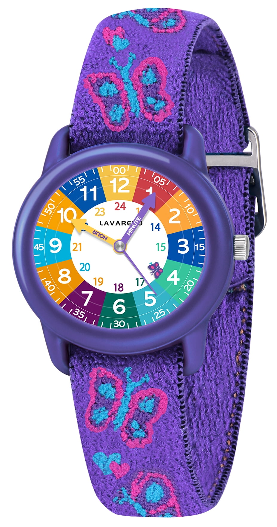 Kids Watch Quartz Watch Elastic Fabric Strap Watch Analog Wrist Watch ...