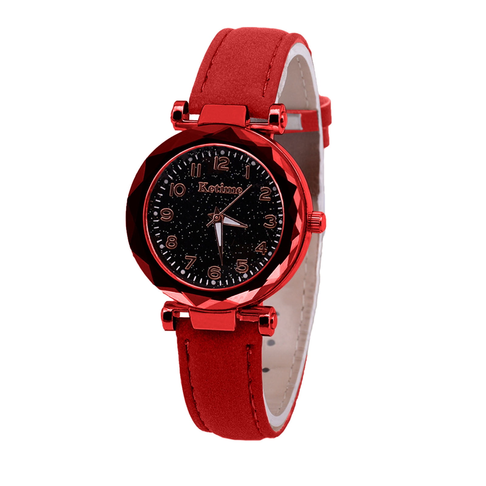 Quartz Watch Ladies Watch Womens Oversized Watches Digital Starry Sky ...