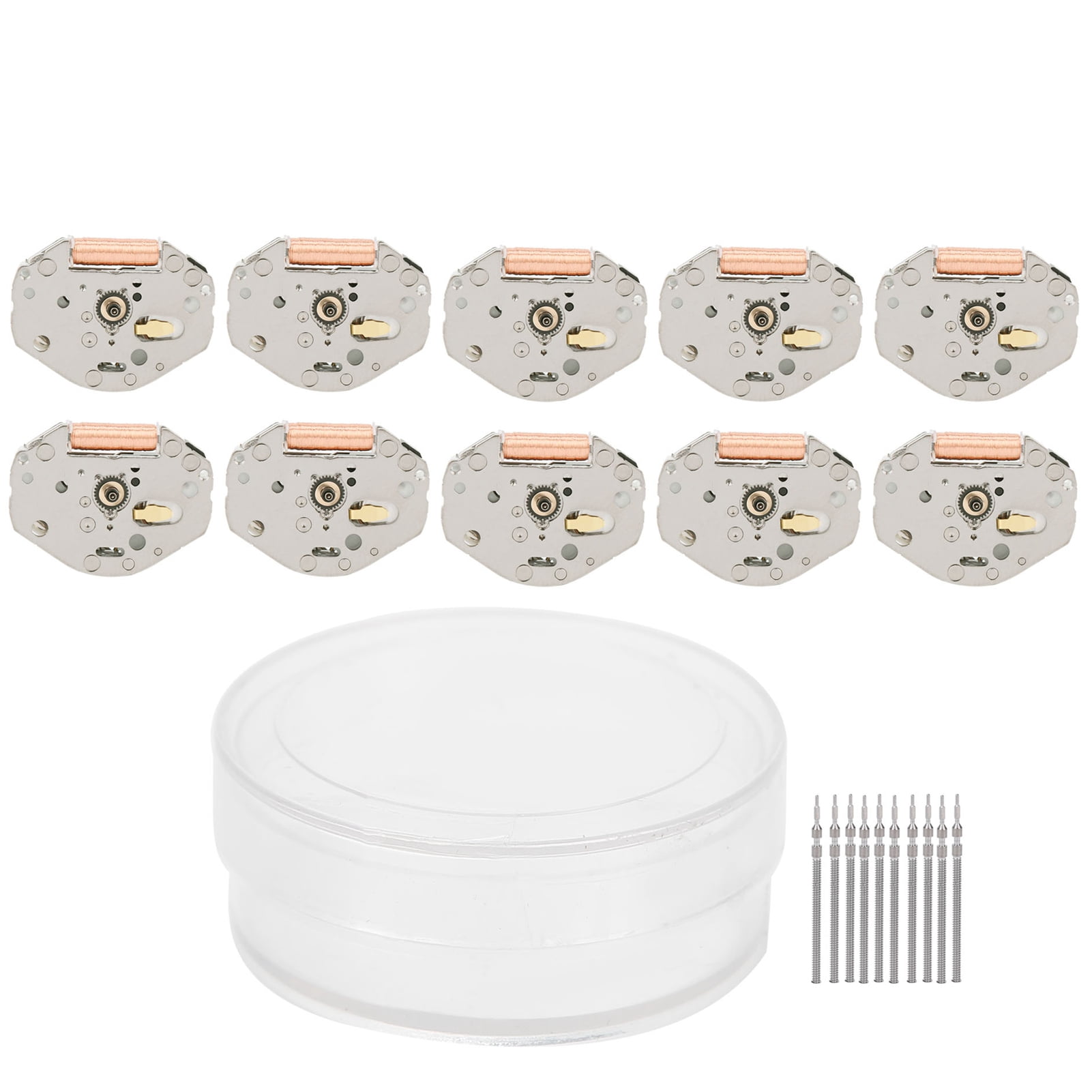 Quartz Watch Movement Parts, 10-Piece DIY Repair Kit for Watchmakers ...