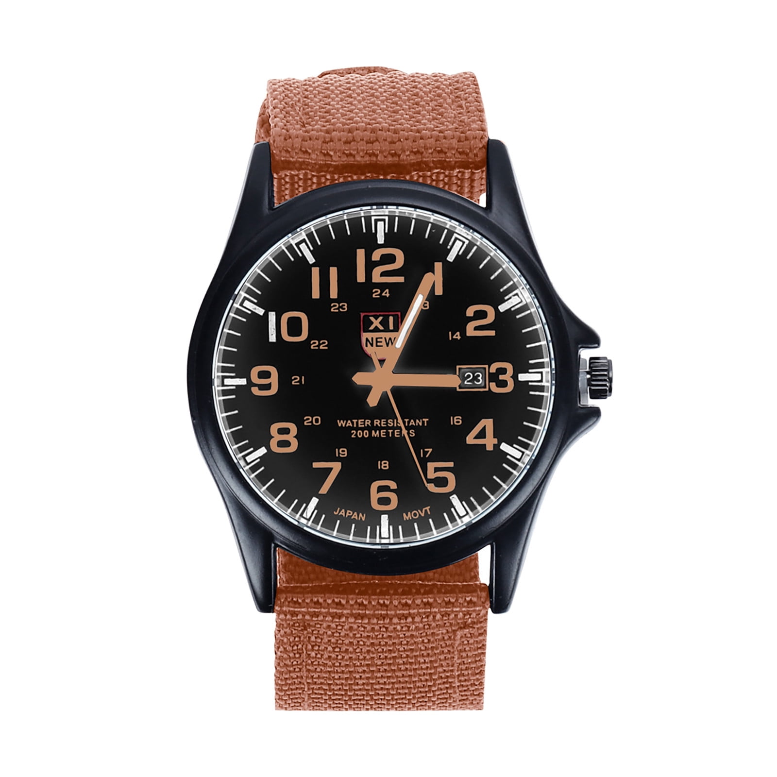 Quartz Watch Outdoor Wrist Calculator Watches for Men Stainless Sports ...