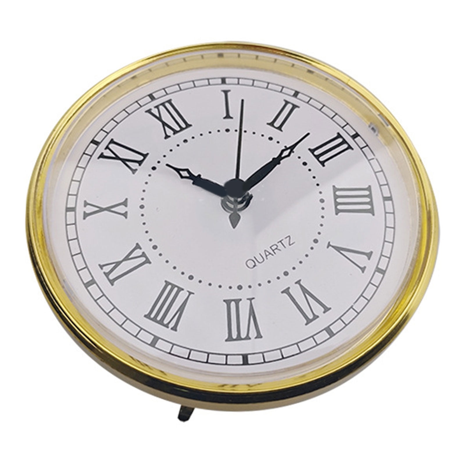 Quartzs Clock Mechanism Insert 110mm Diameter Roman Numberals Round ...
