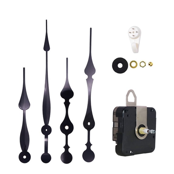 Quartzs Movement Mechanism for Wall Clock with 2 Sets Clock Hands ...