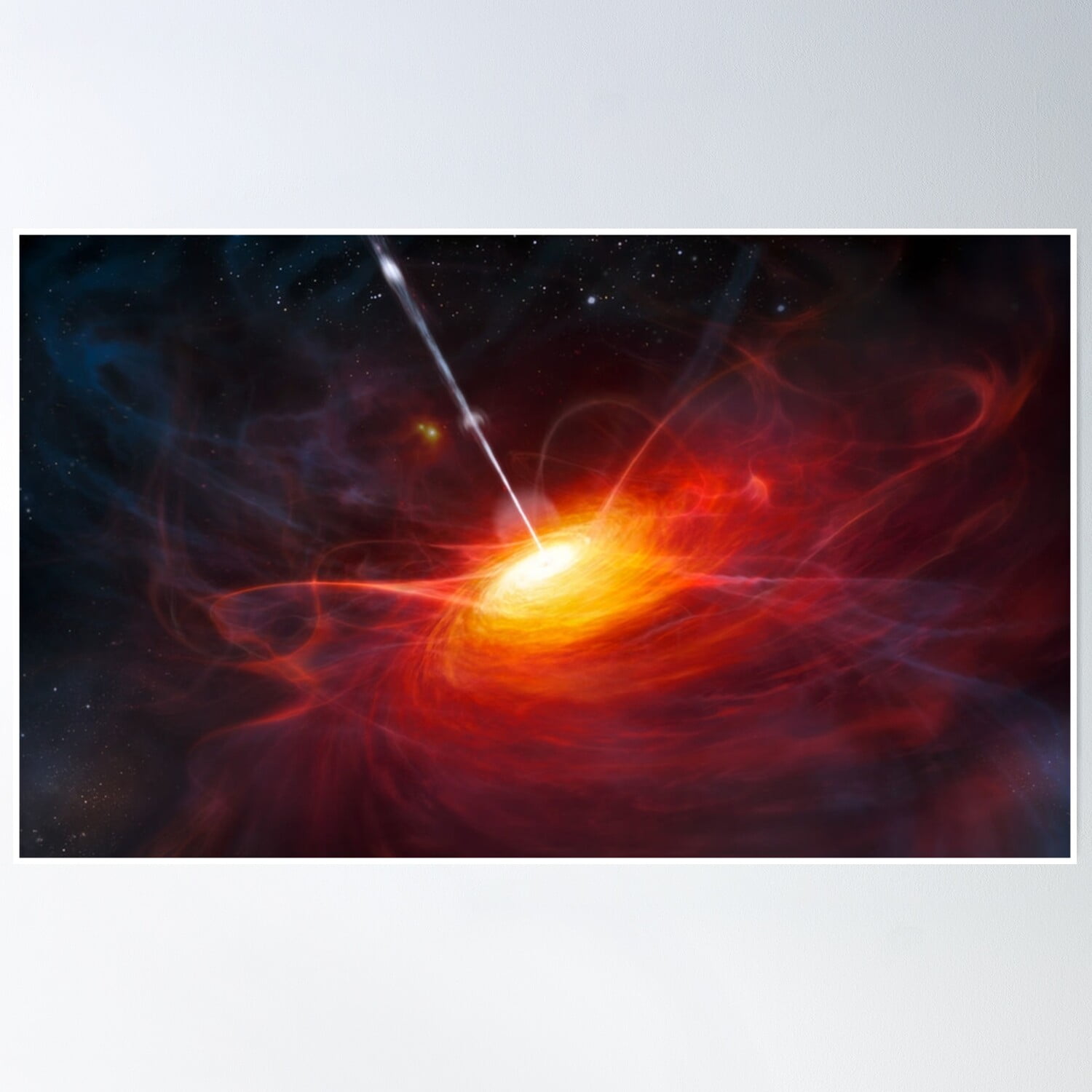 Quasar Poster Wall Art, Modern Wall Decor, 8x12 UNFRAMED - Walmart.com