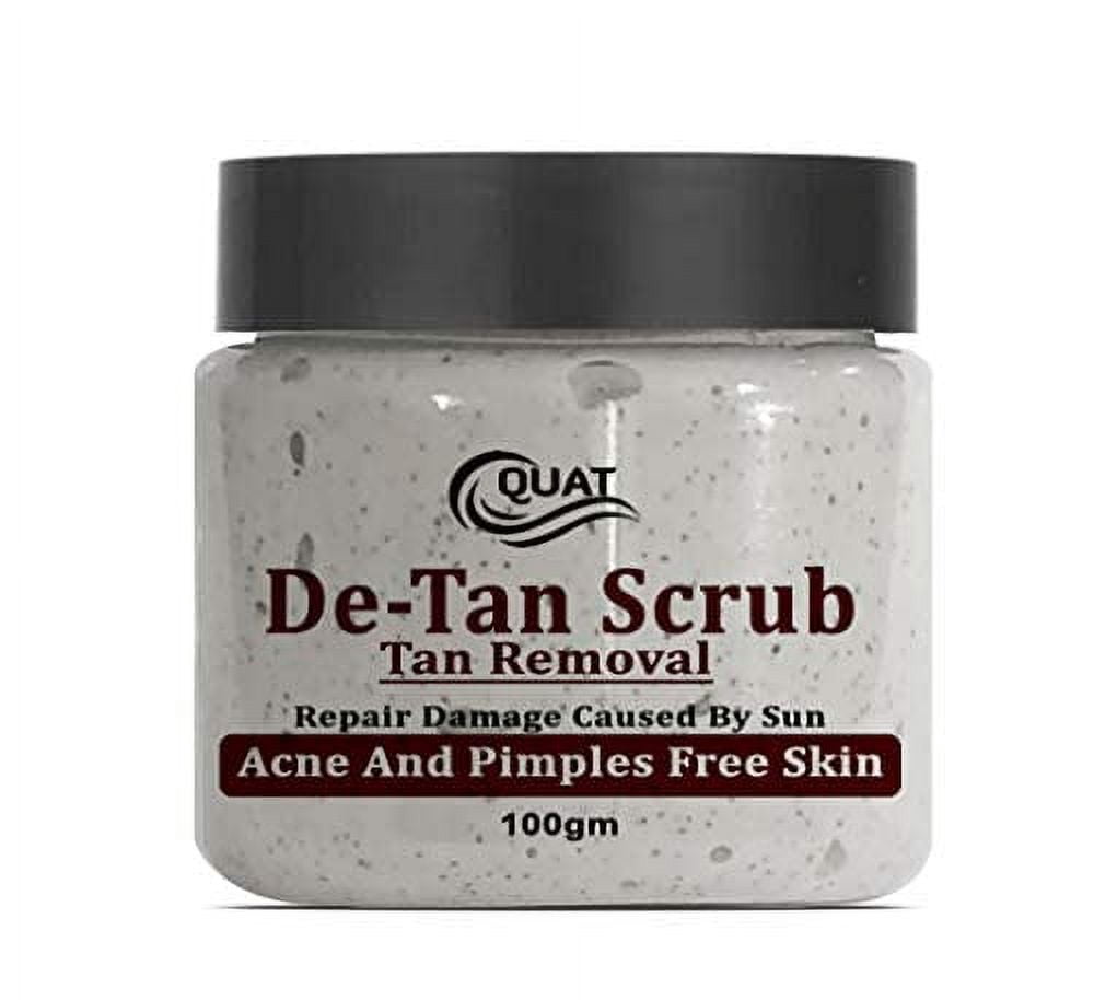 Quat De-Tan Face Scrub,Tan Removal Face Scrub For Glowing Skin,Oily,Dry ...