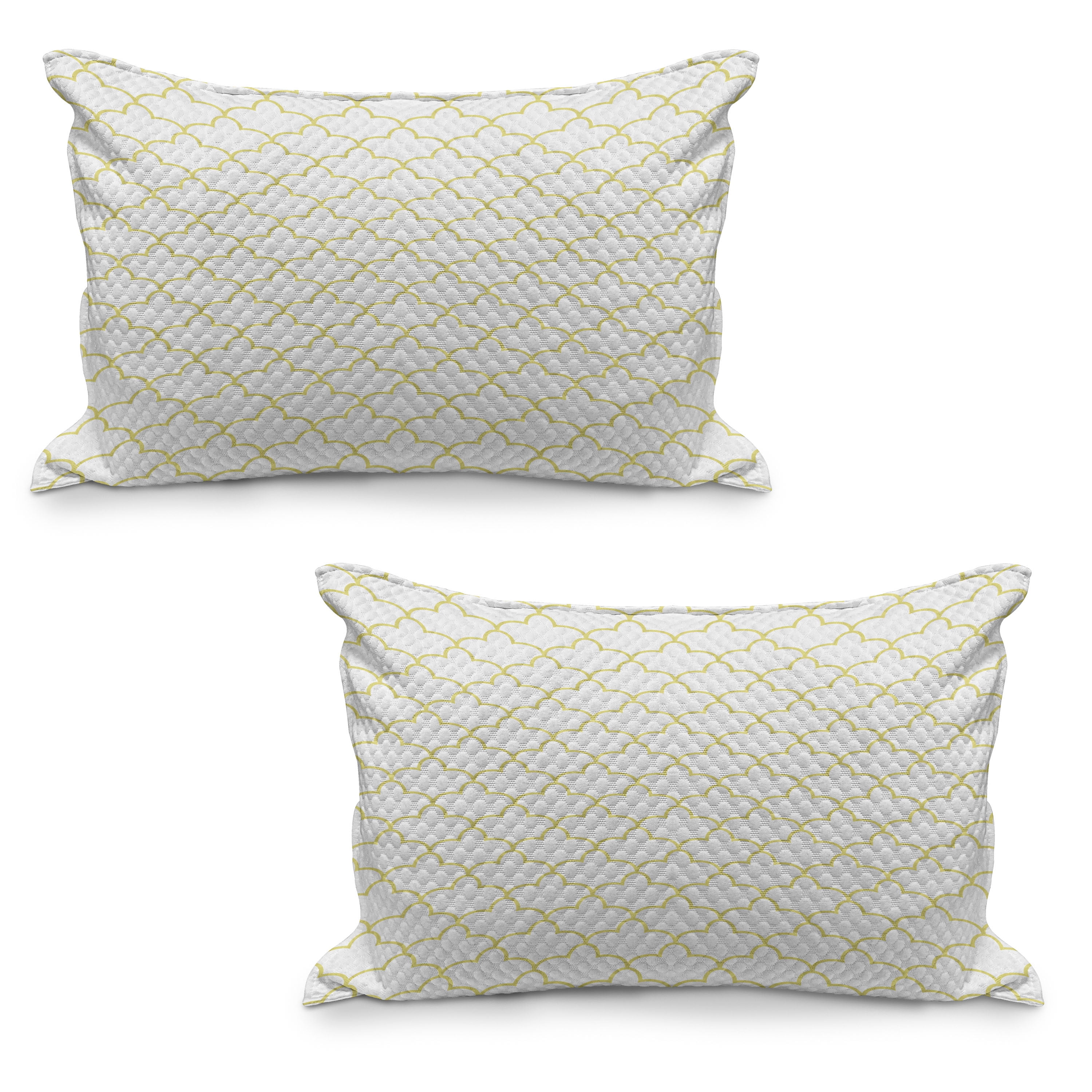 Quatrefoil Quilted Pillowcover Set of 2, Persian Moroccan Orient Style ...