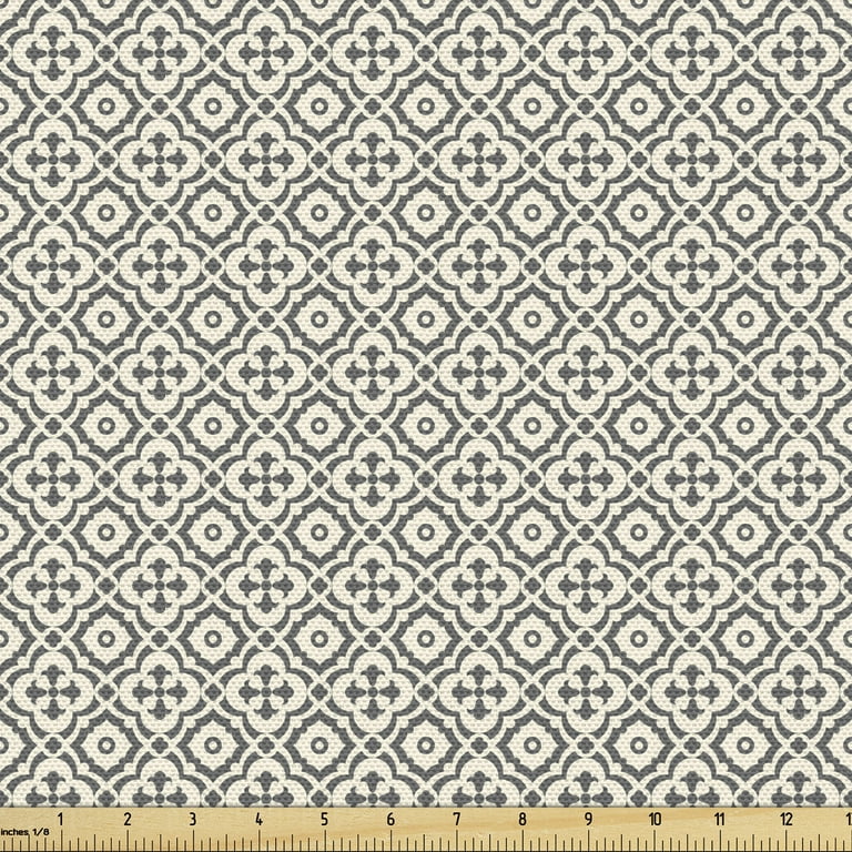 quatrefoil pattern fabric