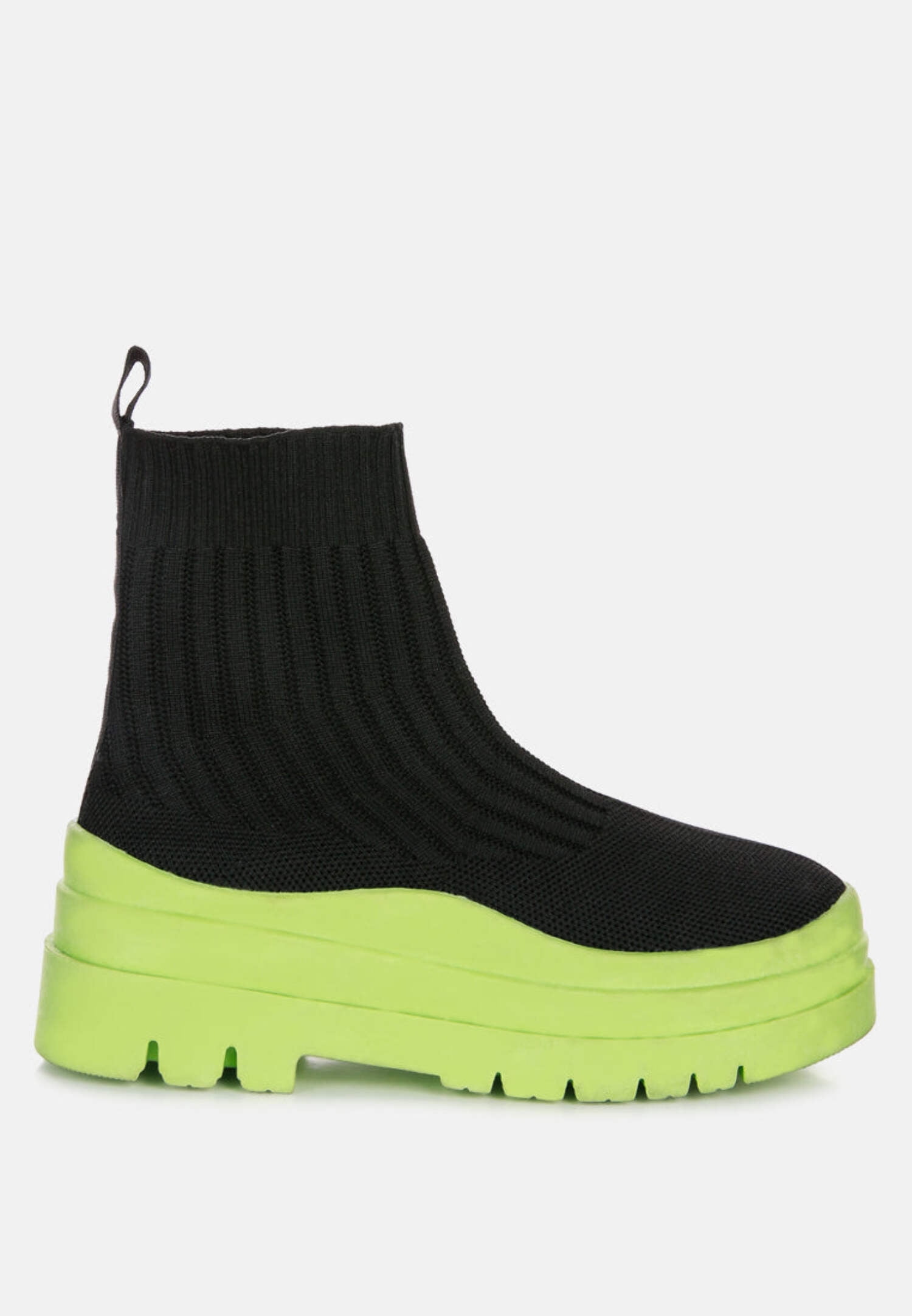 Quavo Knitted Platform Chunky Boots - Walmart.com