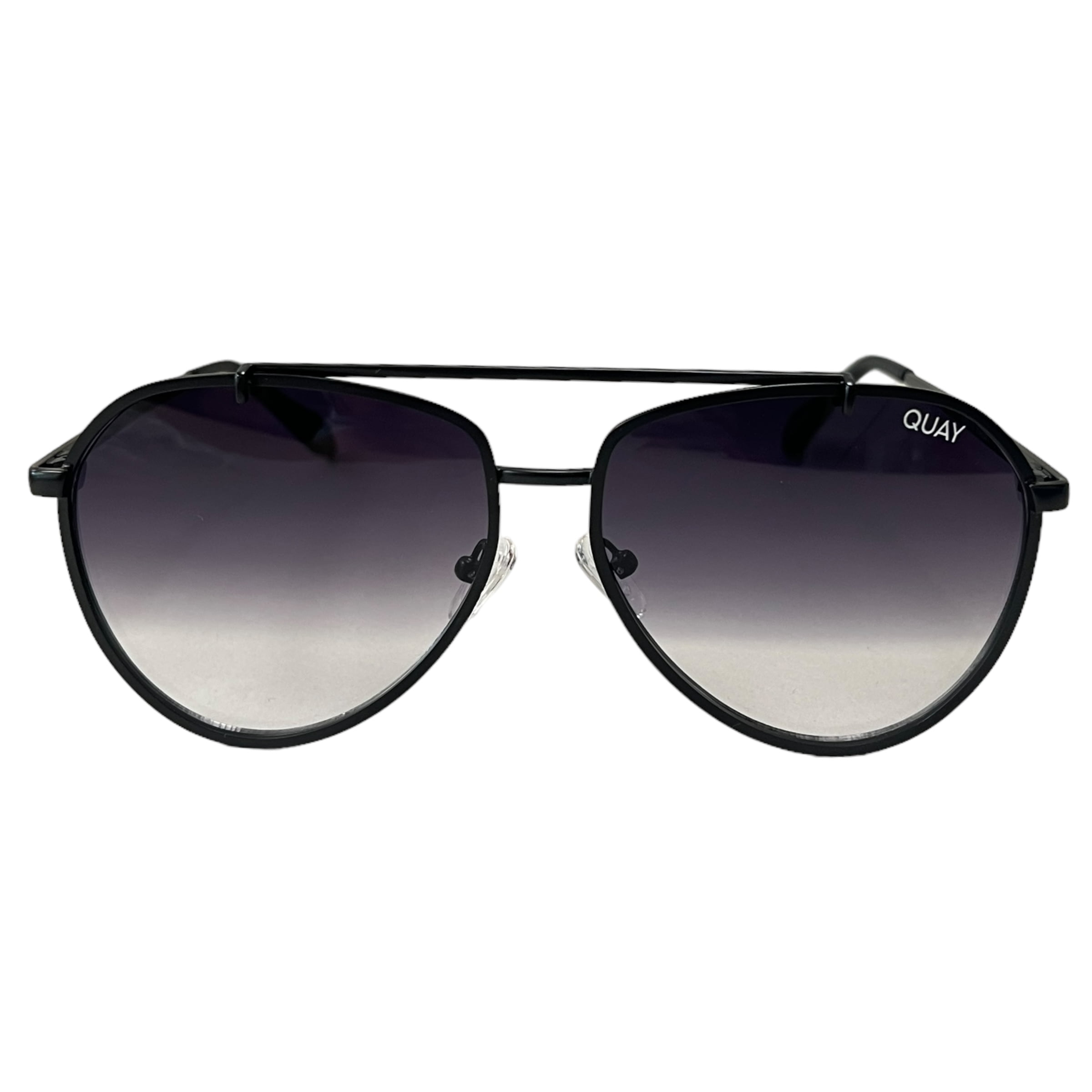 Quay Australia Dirty Habit Sunglasses Black Fade Oversized Aviators ...
