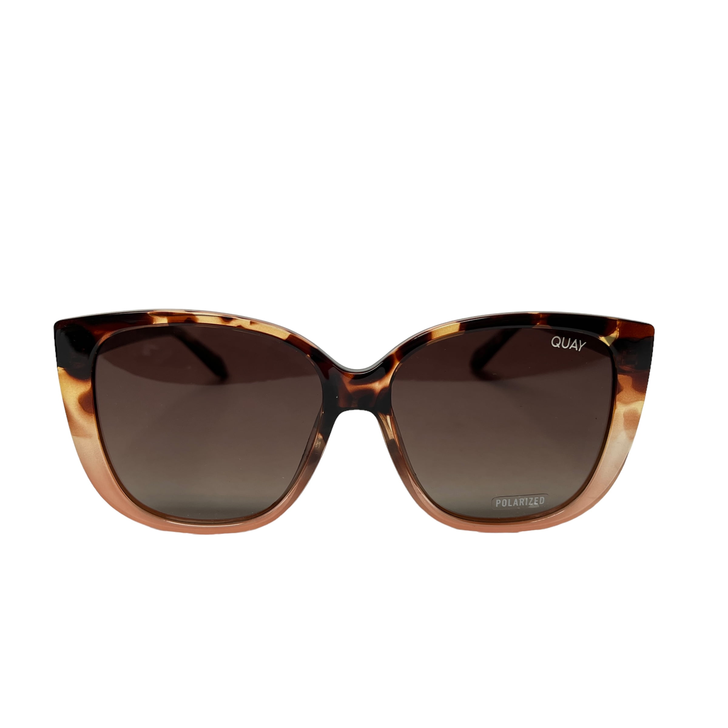 Quay Australia Ever After Sunglasses Tortoise Fade Brown Polarized ...