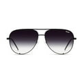 Quay HIGH KEY MINI Aviator Sunglasses, Metal Frame, Polarized Lenses ...