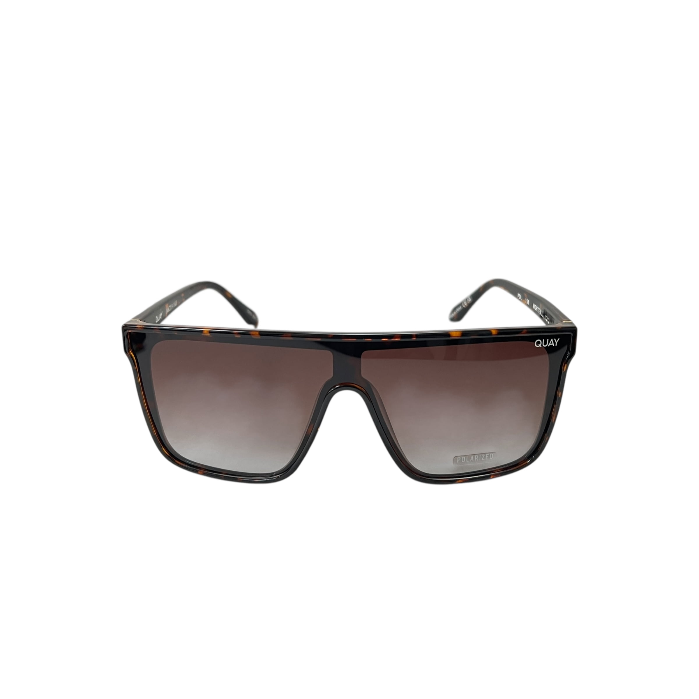 Quay Australia Nightfall Oversize Extra Large Shield Sunglasses Tort ...