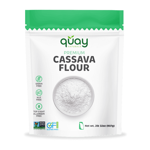 Quay Naturals 100% Yuca Root Cassava Flour, 2 lbs - Gluten & Grain-Free ...
