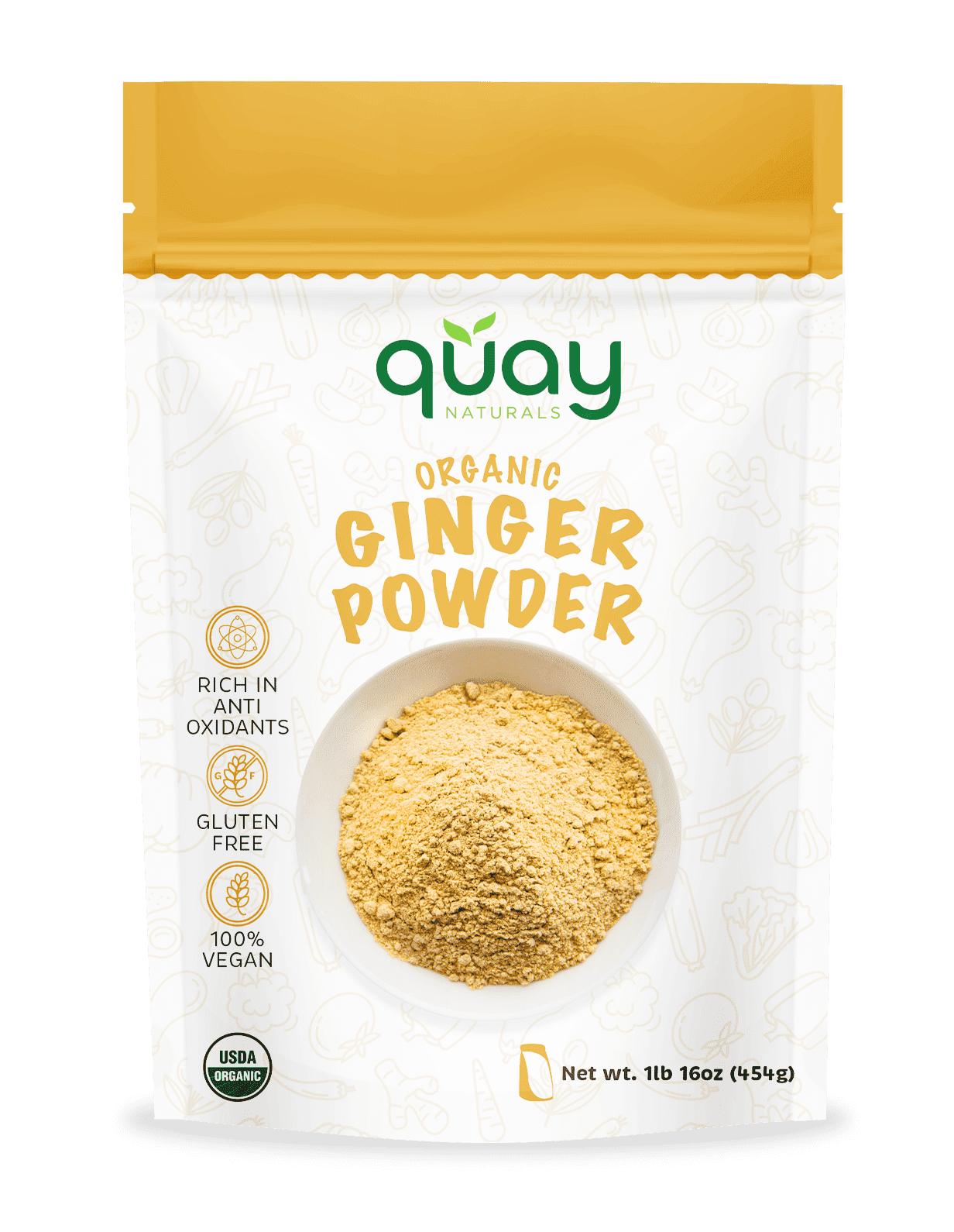 Quay Naturals Ginger Powder, 1 Pound, Highly Aromatic, Fine Ground Herb ...