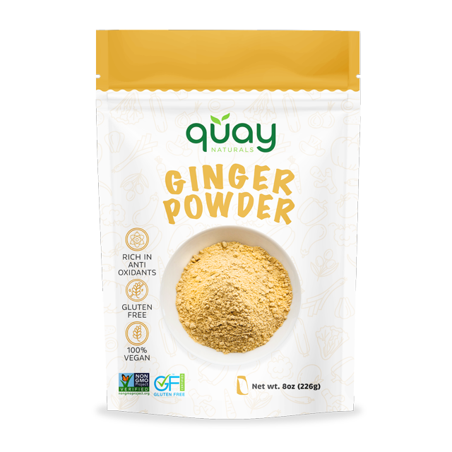 Quay Naturals Organic Ginger Root Powder, 8 oz - No Preservatives ...