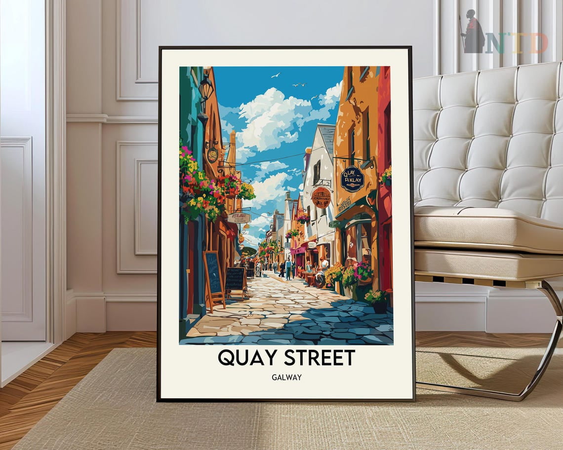Quay Street Poster, Quay Streetquay Street Print, Quay Street Photo ...