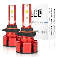 AUXITO 9004 HB1 LED Headlight Bulbs,12000LM 300% Brightness, 6500K Cool ...