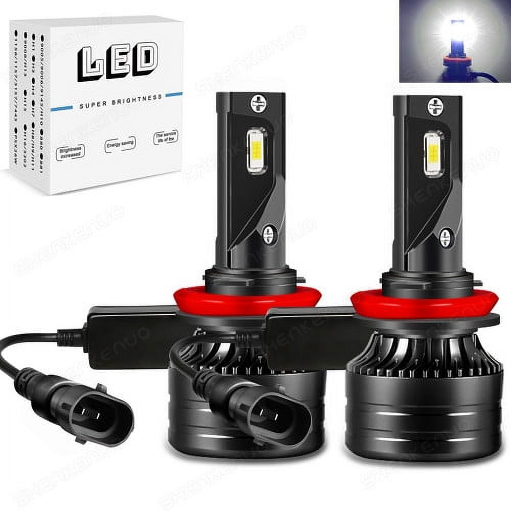 Quayub H11 LED Headlight Bulb, 120W 20000lm Per Set,500% Brighter ...