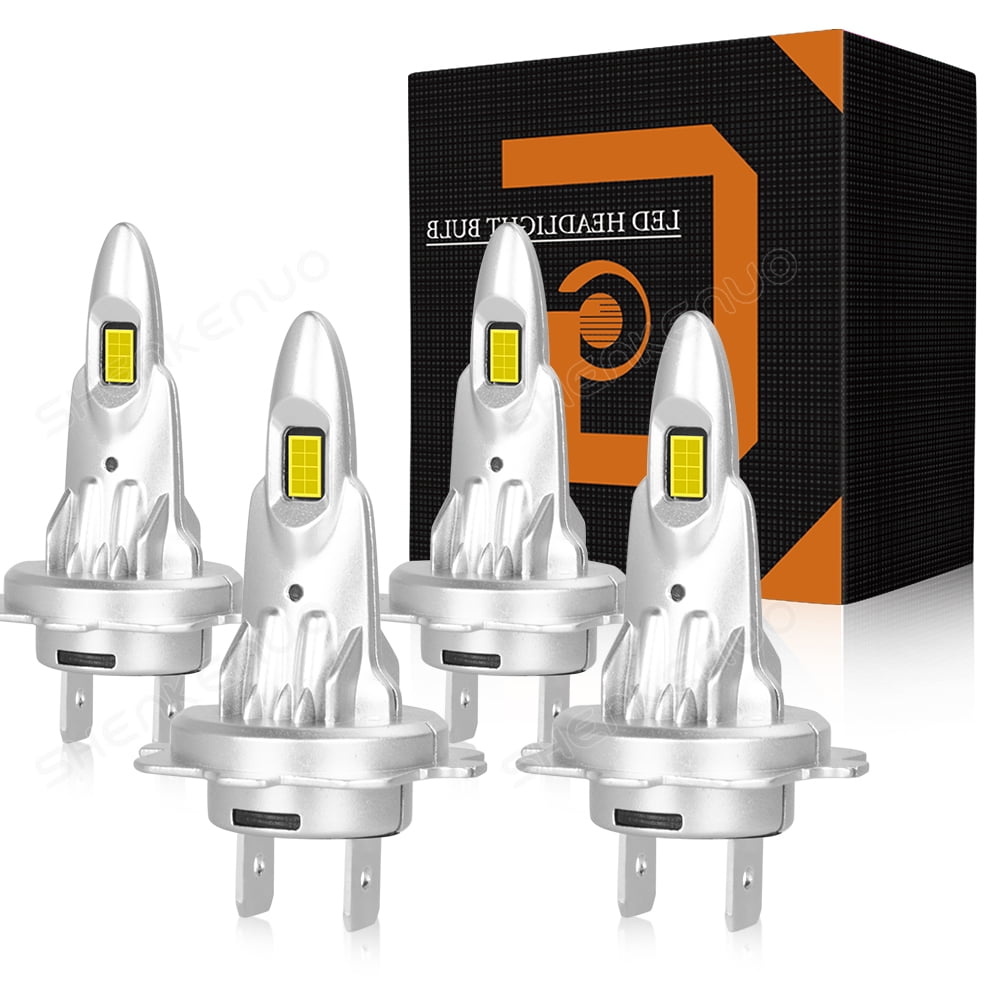 Quayub H7+H7 LED Headlight Hi/Lo Beam Conversion Kit Bulbs Super Bright 6000K Plug&Play ...