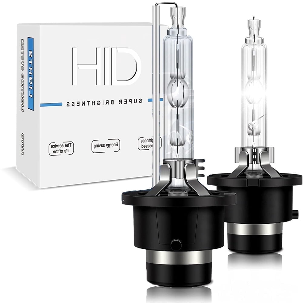 Quayub D4S 6000K White Xenon HID Headlight Bulbs Low Beam – Super ...