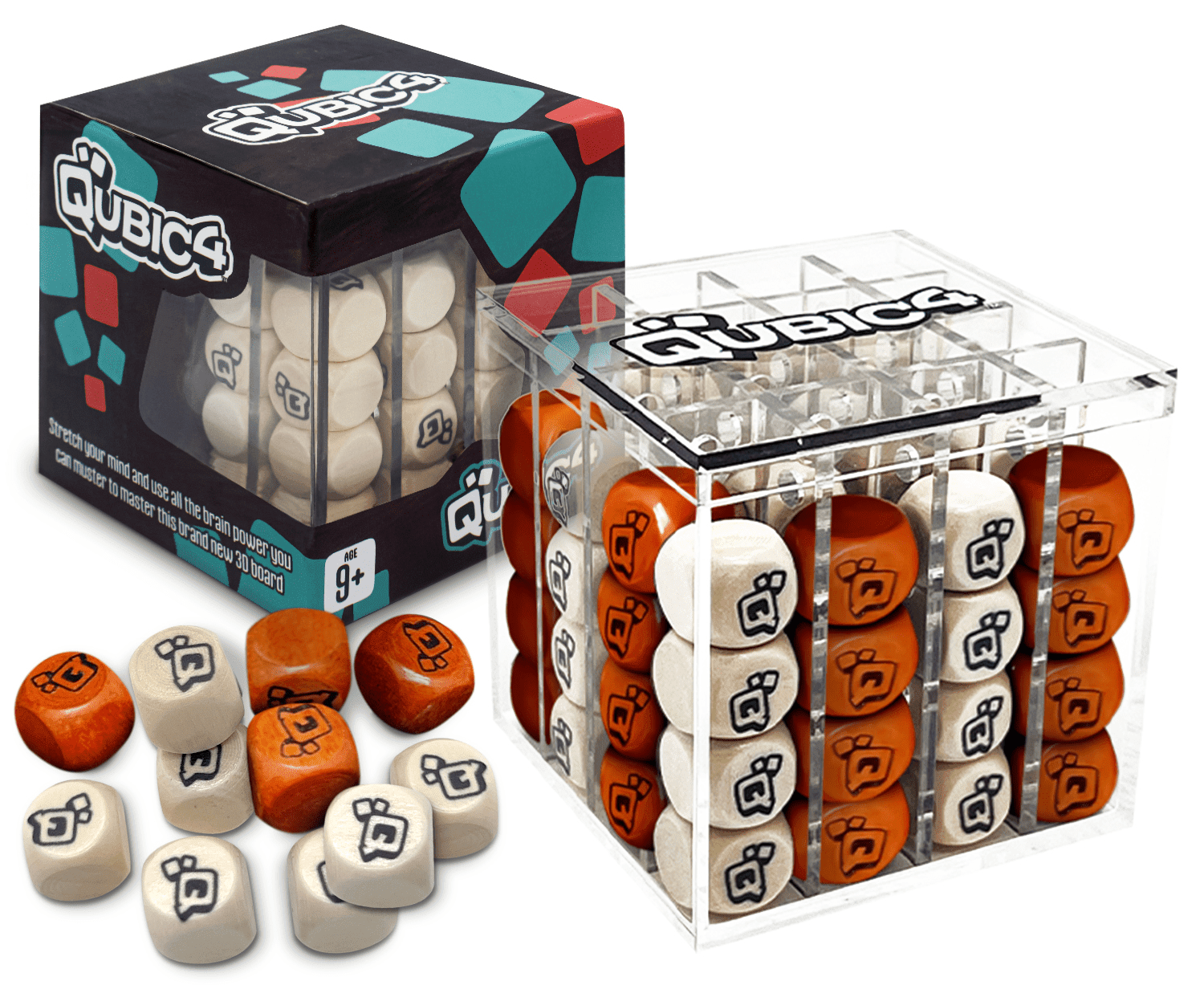 Qubic4 Connect Four 3D Board Game 4 in a Row Family Board Games 2 ...