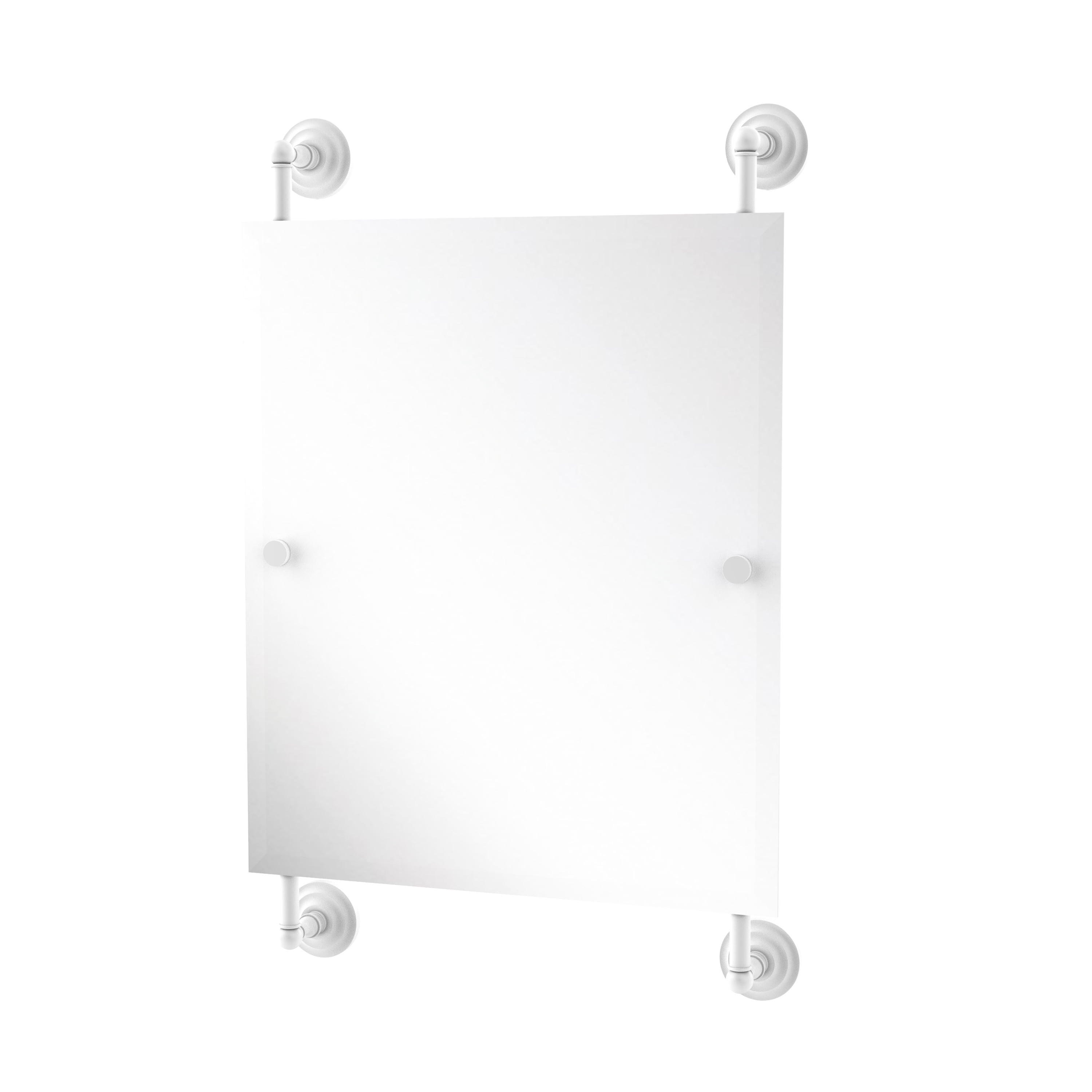 Que New Collection Rectangular Frameless Rail Mounted Mirror - Walmart.com