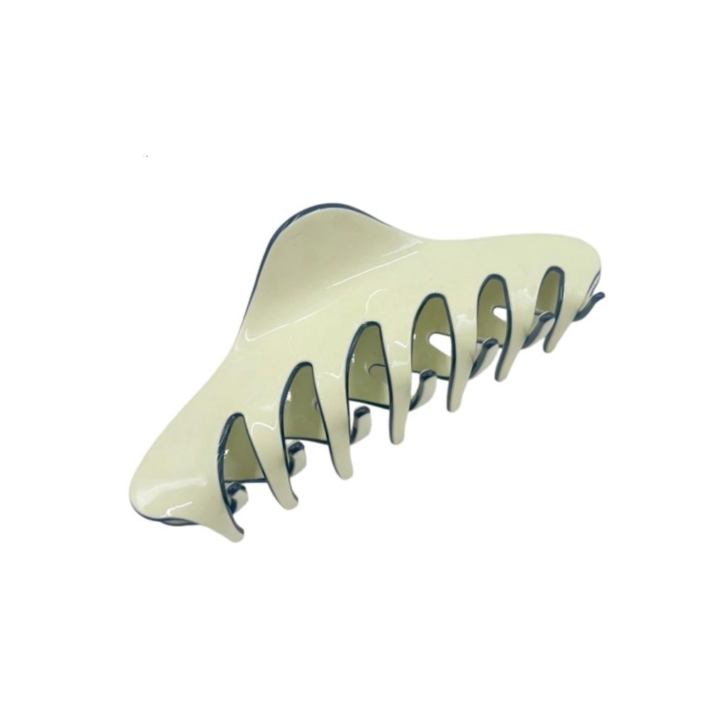 QueMer Hair Jaw Clip With Reinforced Spring Lightweight Acetate Hairpin ...