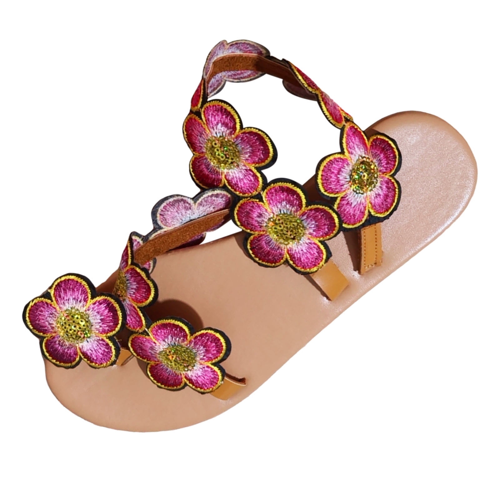 Quealent Adult Women Sandal Flat Sandals for Women Fashion Women Summer ...